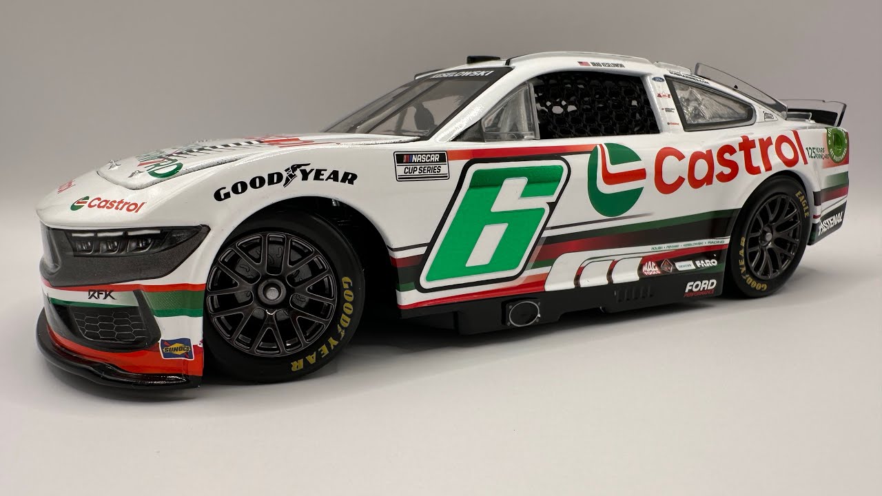 Review: 2024 Brad Keselowski #6 Castrol 125 Years Forward Ford Mustang ...