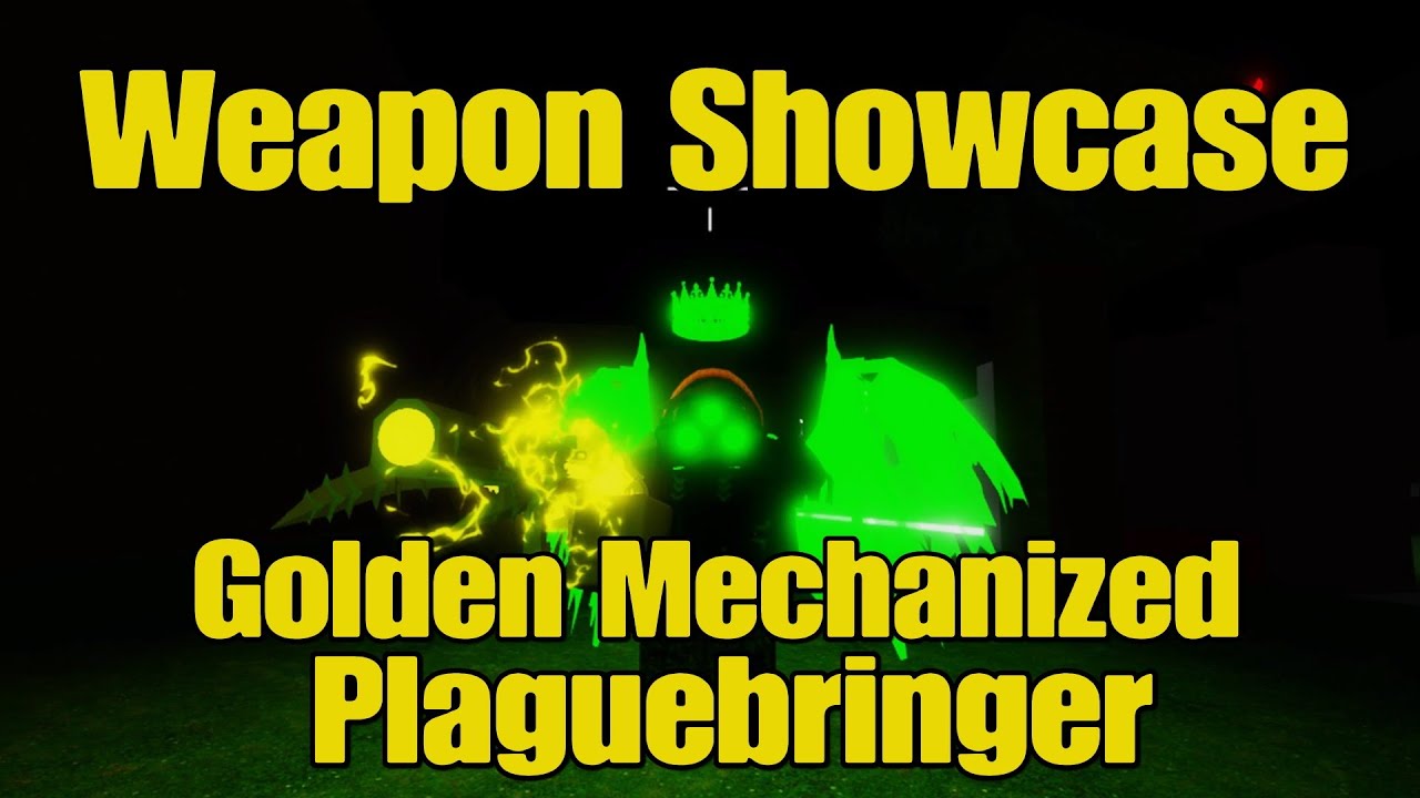 Weapon Showcase: Golden Mechanized Plaguebringer (Kill In Facility 51 ...