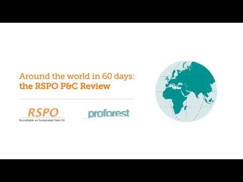 Reviewing the RSPO's Principles & Criteria - YouTube