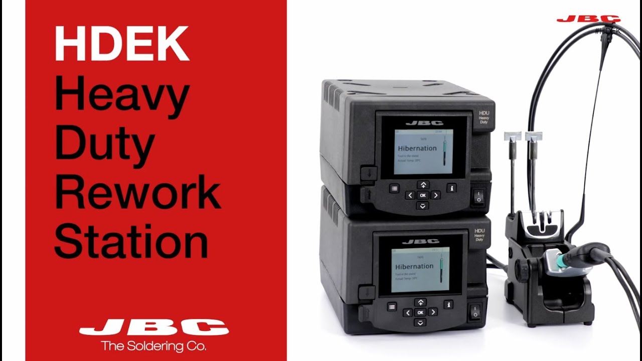 JBC | Estación de Rework HDEK para trabajos pesados #soldering #rework ...