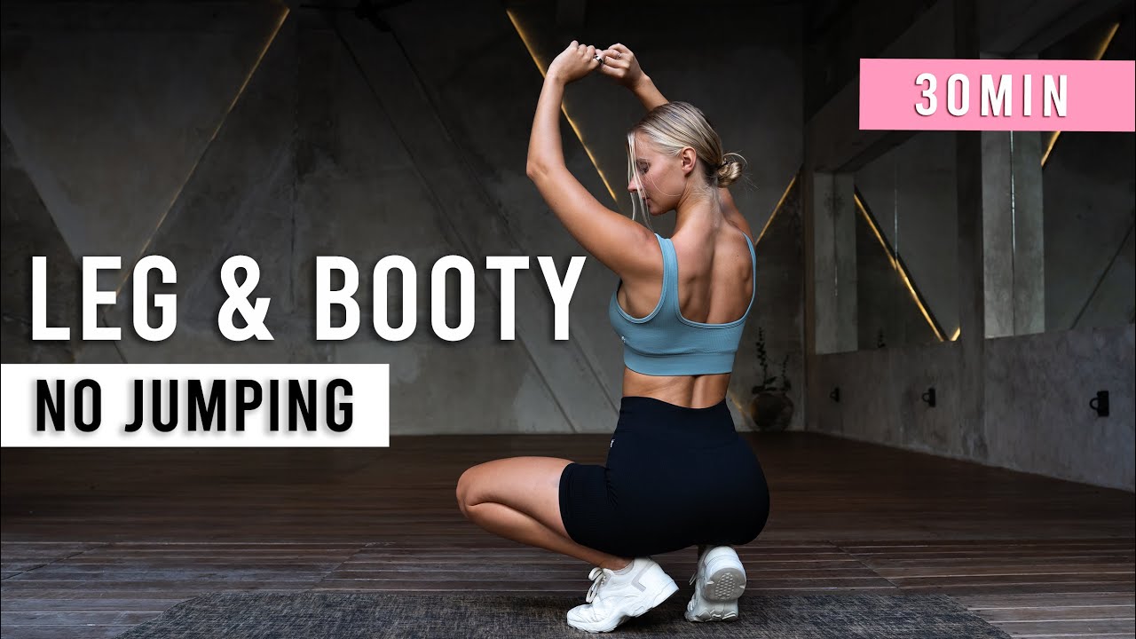 30 Min Legs And Booty Workout Do This Workout To Get Toned Legs And Round