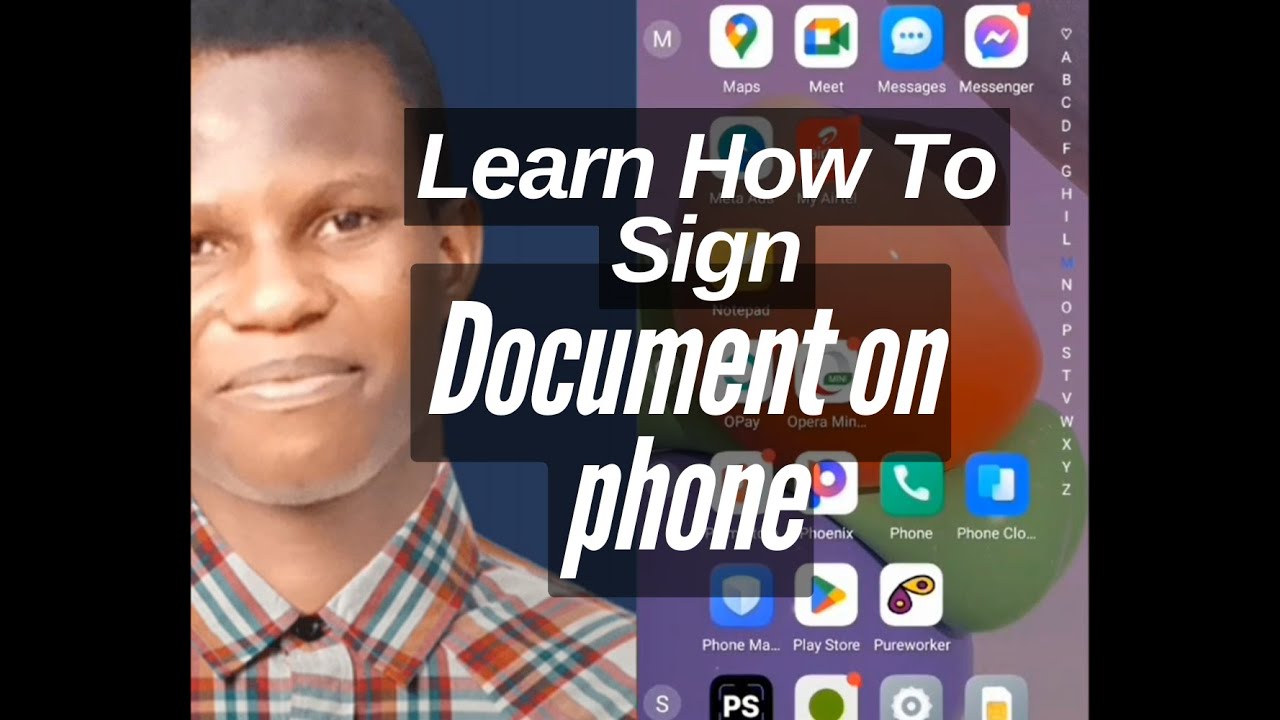 Sign Documents on Your Phone or Device Easily Without Printing | A Step ...