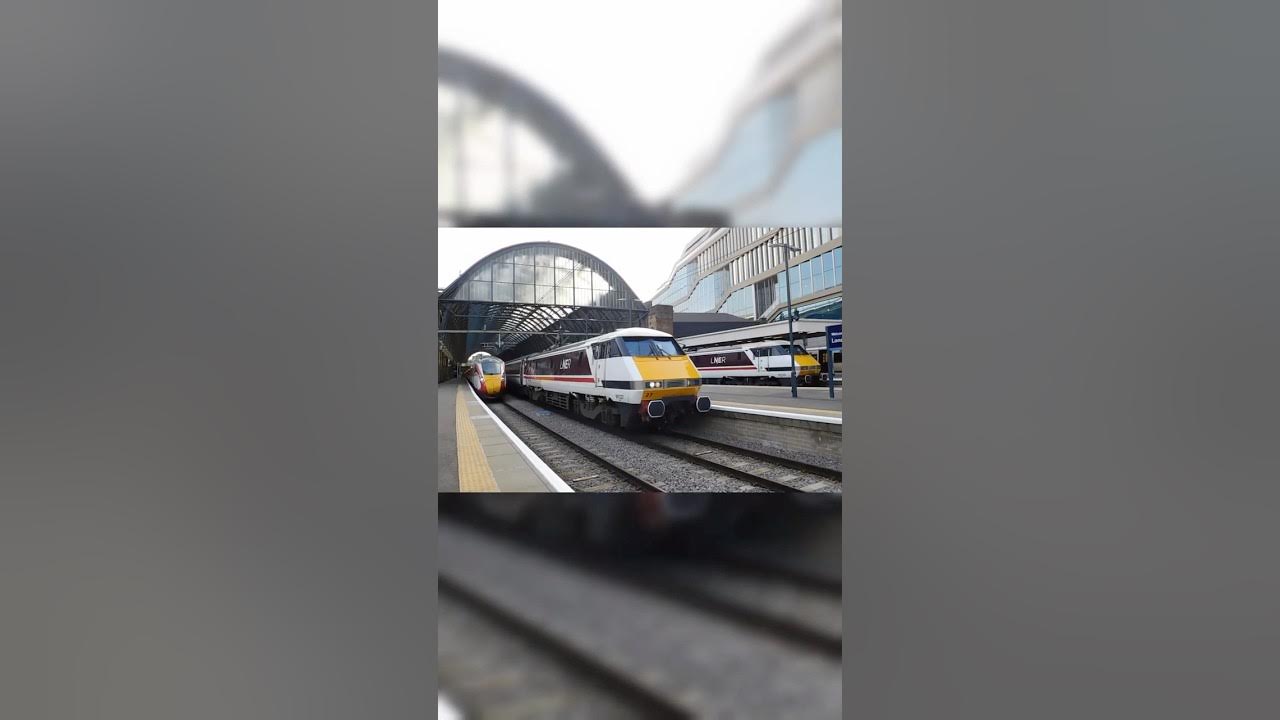 LNER Class 91 Departing From Kings Cross - YouTube