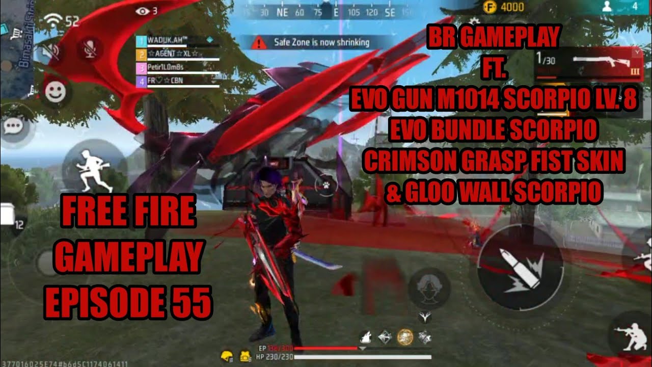 BR Gameplay Ft. Evo Gun M1014 Scorpio Shatter Max & Evo Bundle Scorpio ...