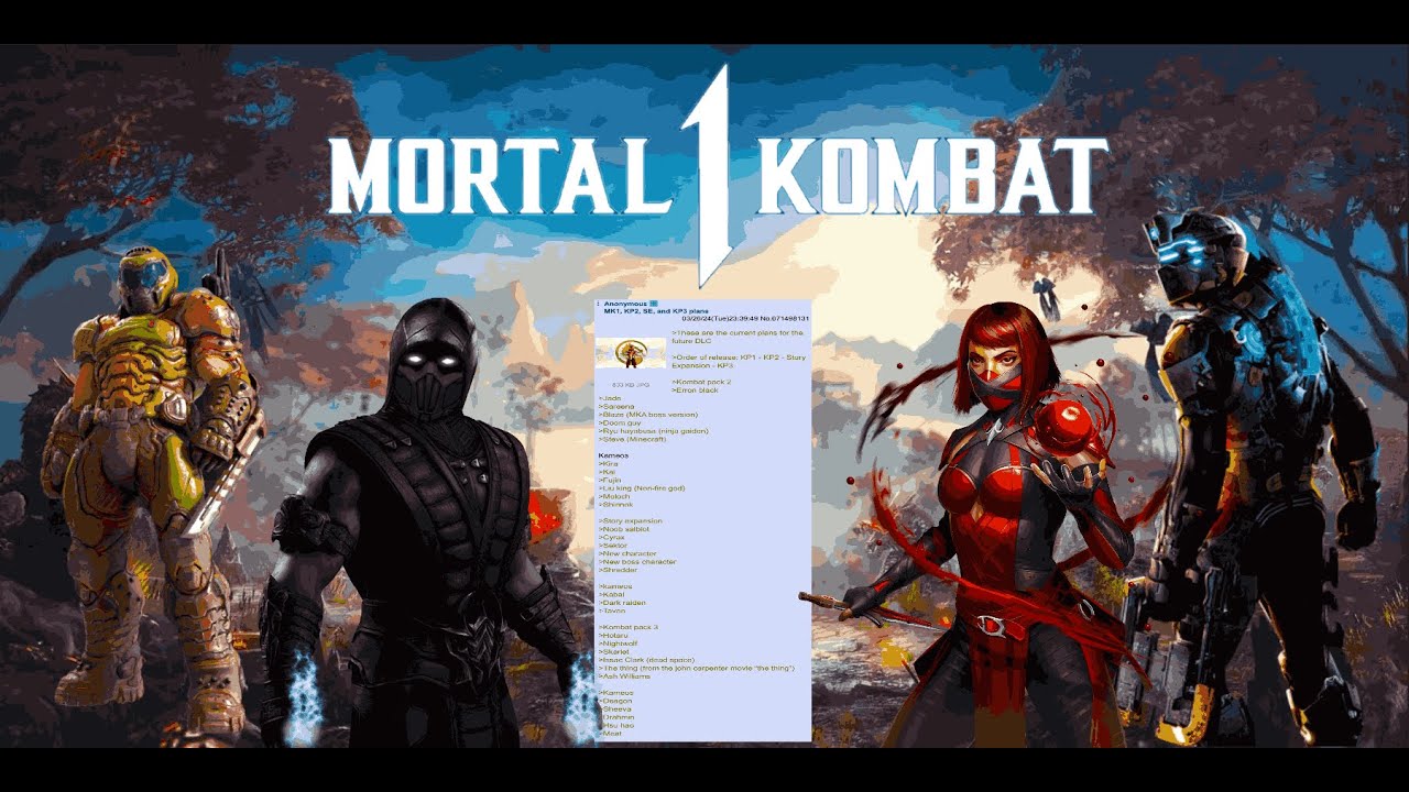 Mortal Kombat 1 - LEAKED Kombat Pack 2 & 3 + Story Expansion! - YouTube