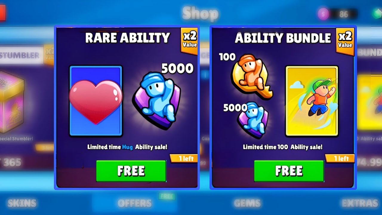 New ability bundle in Stumble Guys - YouTube