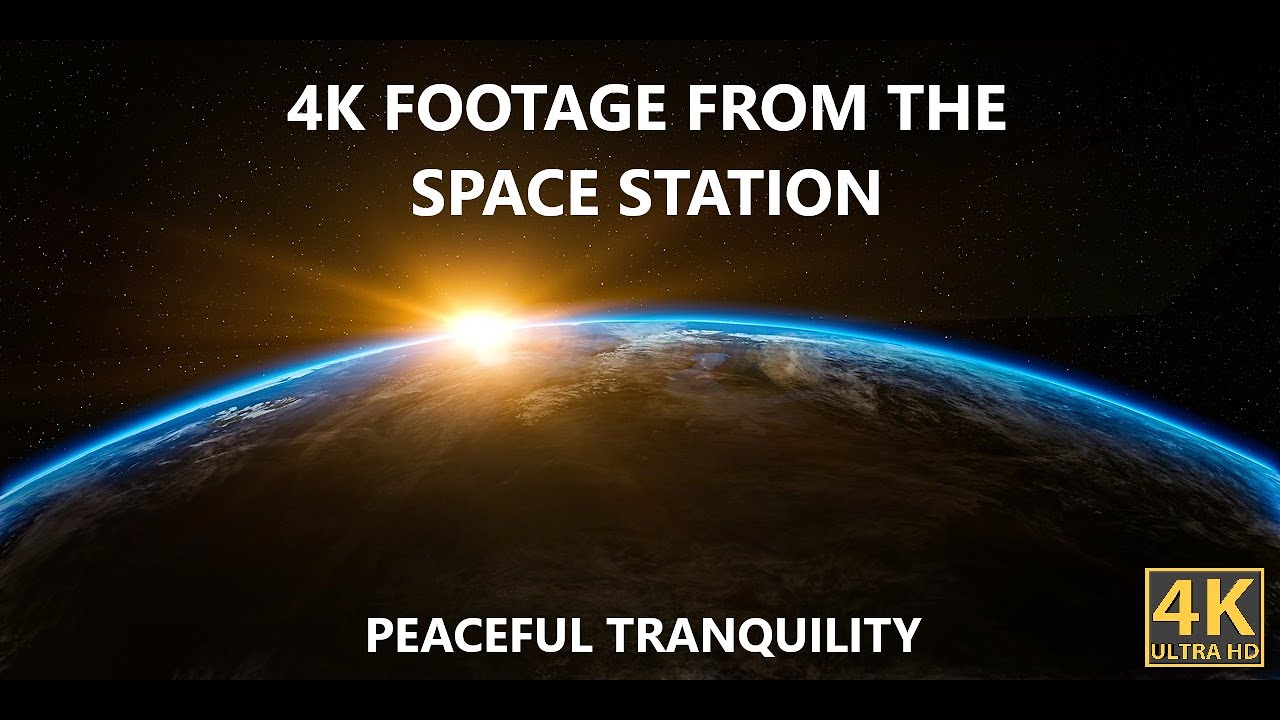4K Space Station calming and tranquil. - YouTube