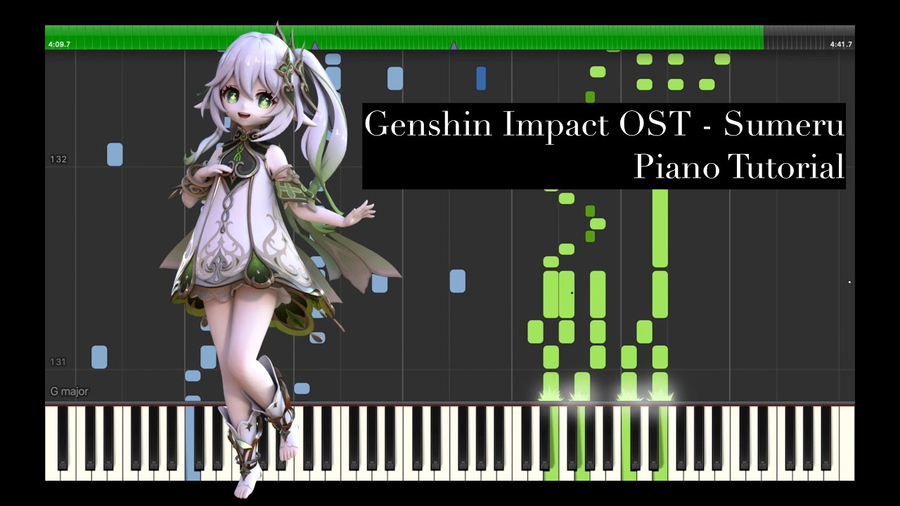 Sumeru - Genshin Impact OST - Piano Tutorial and Sheet Music - YouTube