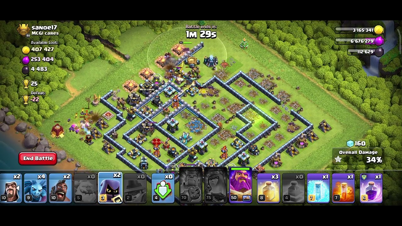 daily Clash of clans || mass hog army TH13, Clash of clans - YouTube