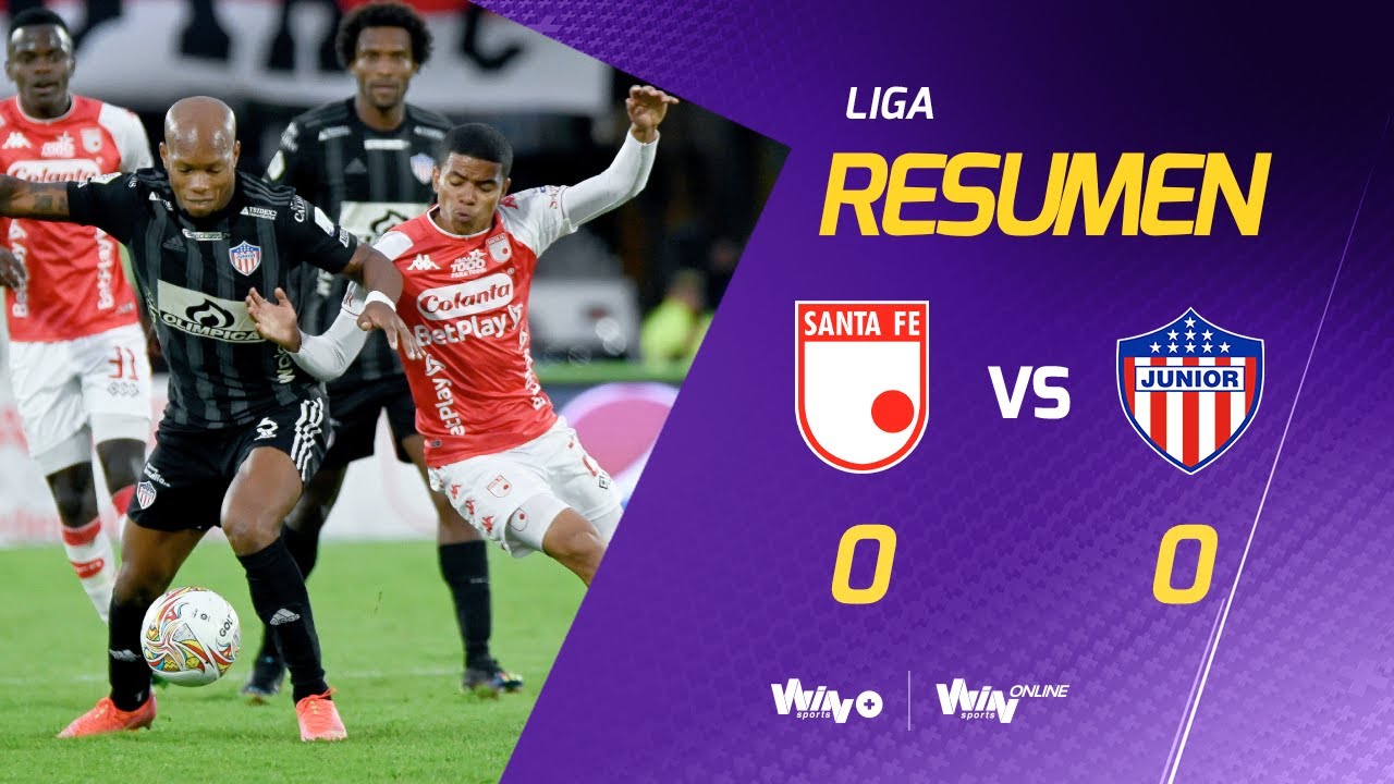 Santa Fe vs. Junior (Resumen) | Liga BetPlay Dimayor 2022-2 ...