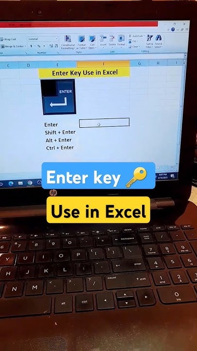 Enter, Shift Enter, Alt Enter, Ctrl Enter in Excel #shorts #exceltips - YouTube