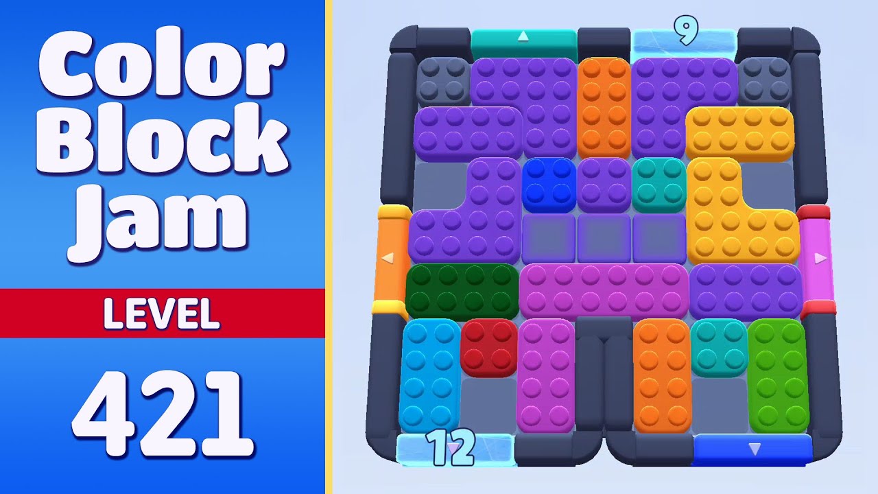 Color Block Jam Level 421 | Every Puzzle Solved! 🎯 - YouTube