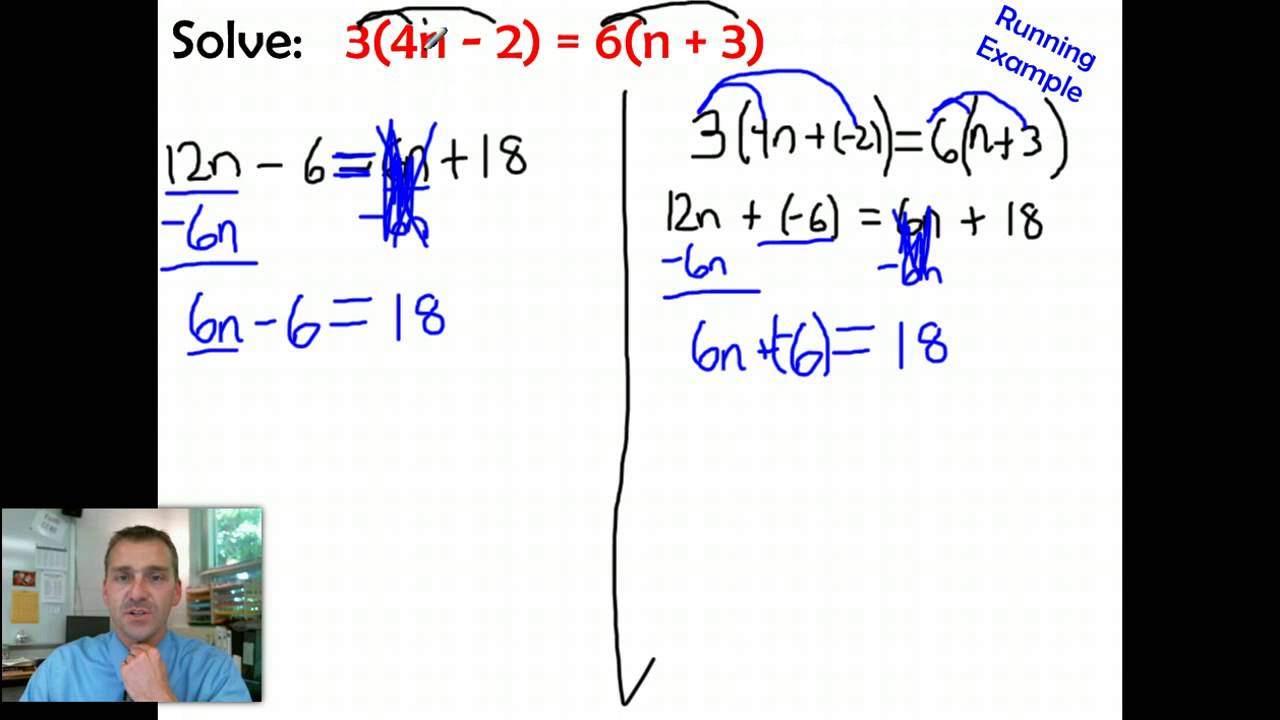 1.3 How do you use SADMEP to solve any linear equation? - YouTube