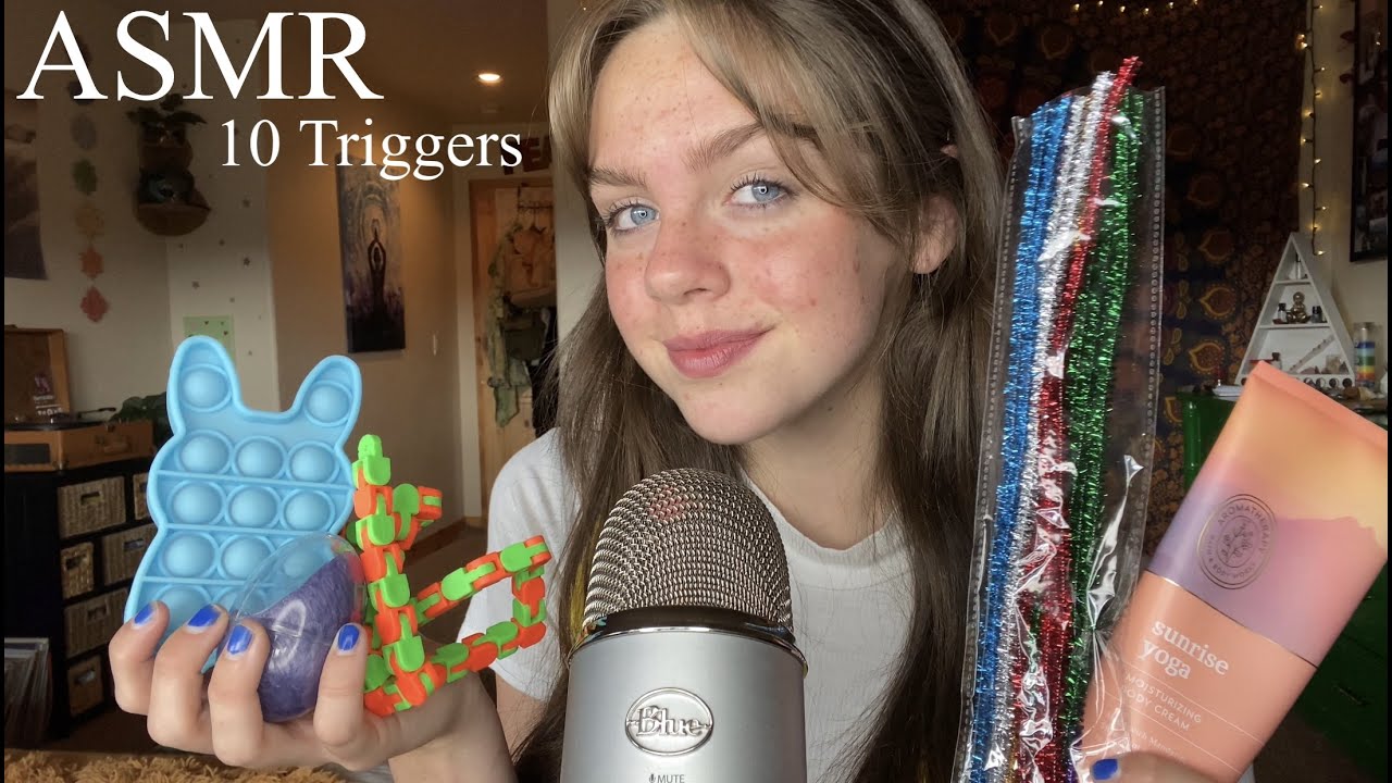ASMR Your 10 Favorite Triggers (Tapping,Lotion,Fidget Toys etc ...