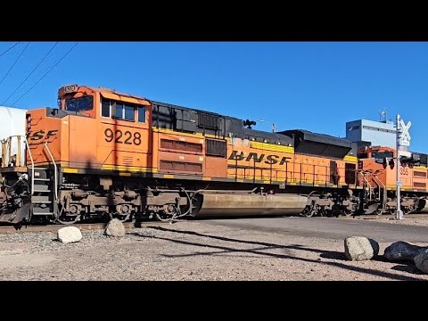 BNSF 9228 Coal Train Southbound in Colorado Springs! - YouTube