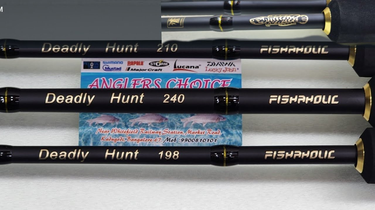 Deadly Hunt Baitcasting Rod Unboxing || Anglerpm 19 June 2024 - YouTube