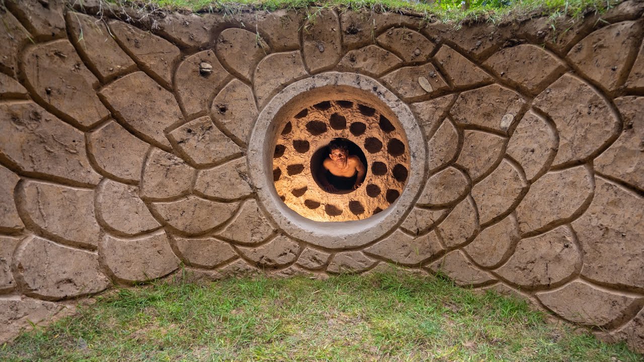 Build The Most Secret Underground Villa in the Jungle by Ancient Skills ...