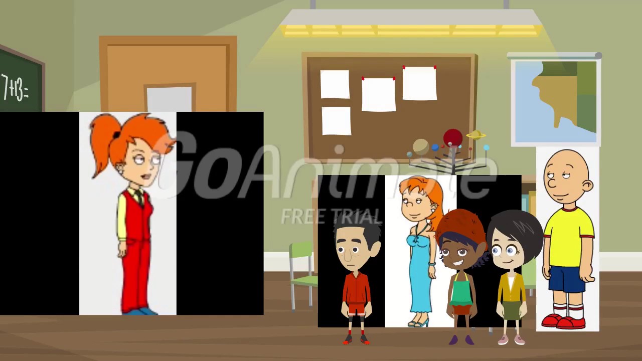 Caillou Blame To Rosie Hit Point By Someone Trisha and Carie Gets ...