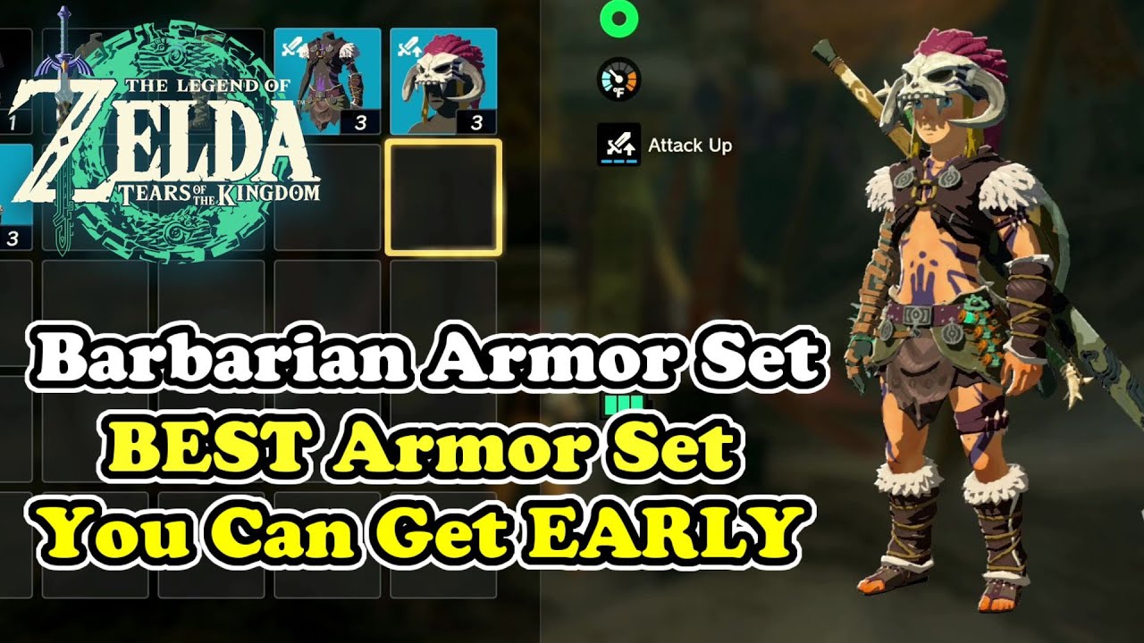 How to Get Barbarian Armor Set Zelda Tears of the Kingdom (Best Armor ...