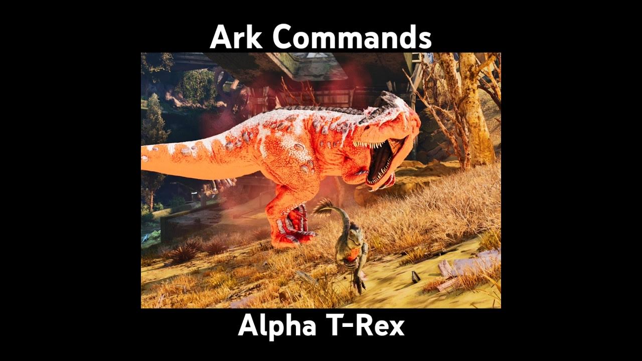 Alpha T-Rex console command for Ark Survival Ascended - YouTube