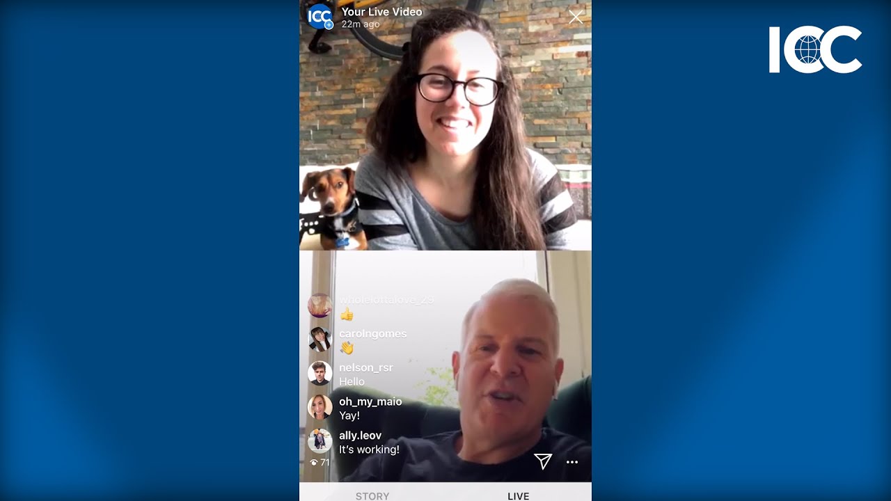 ICC Secretary General goes live while in Covid-19 lockdown - YouTube