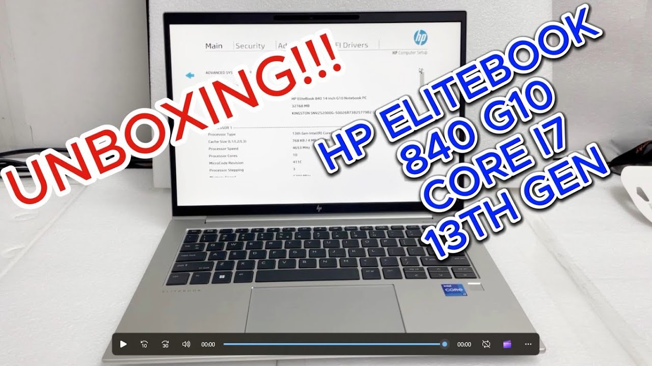 HP EliteBook 840 G10 I7 13Th gen Unboxing!!! | review | 8A414EA - YouTube