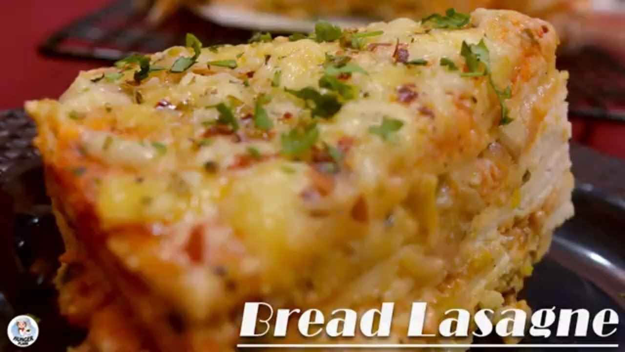 Easy Vegetable Bread Lasagna Recipe | Veg Lasagna Using Bread ...