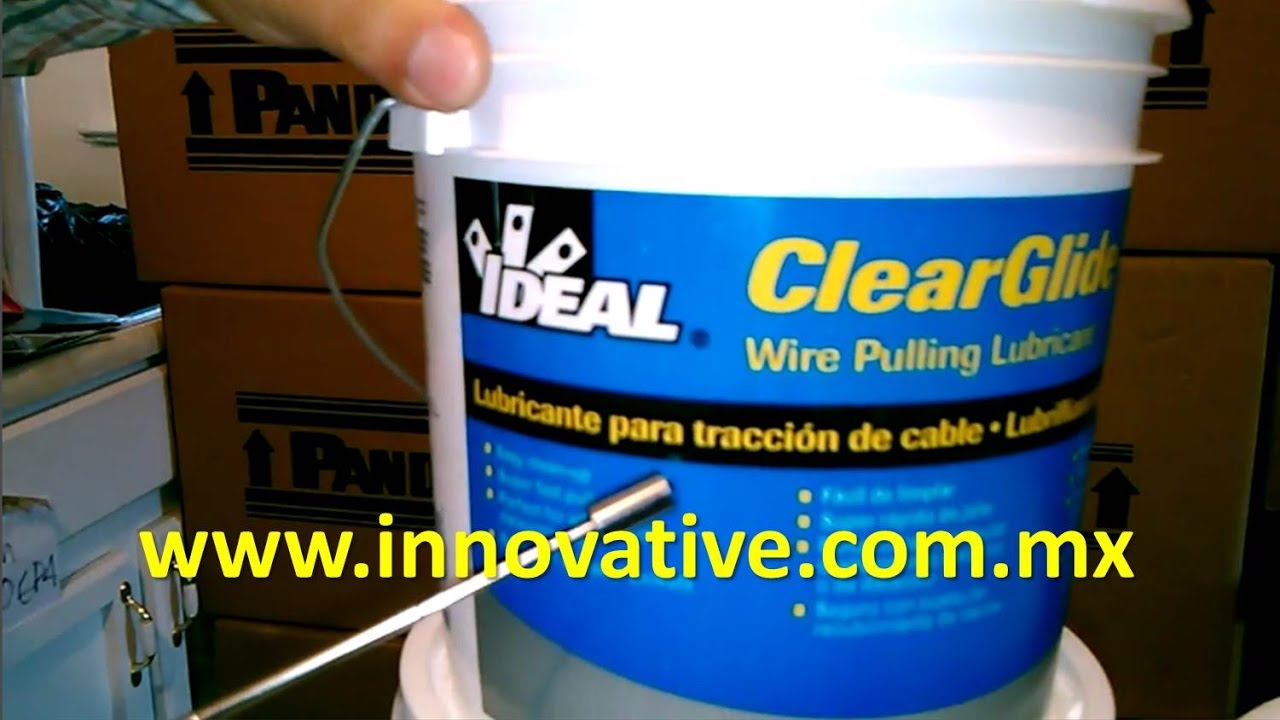 Lubricante para Instalar Cables en Tubería o Ducto - YouTube