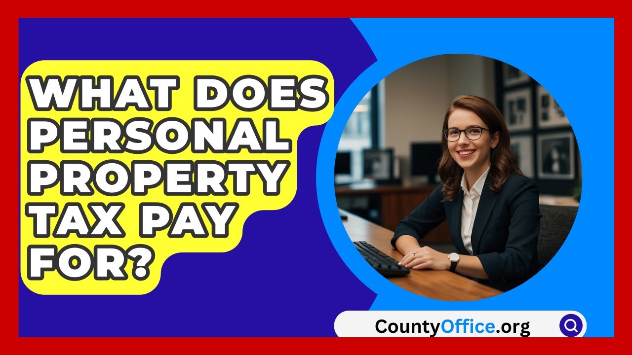 What Does Personal Property Tax Pay For? - CountyOffice.org - YouTube