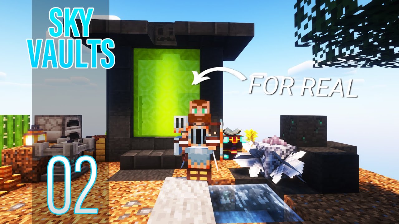 First Vault | SkyVaults Modded Minecraft - YouTube