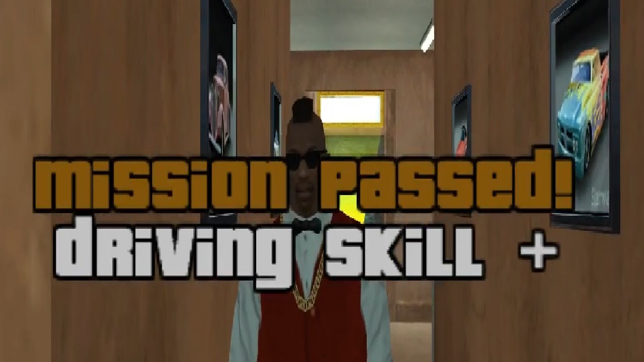 [GTA SA] Driving School all challenges on Gold + Rewards (no frame ...