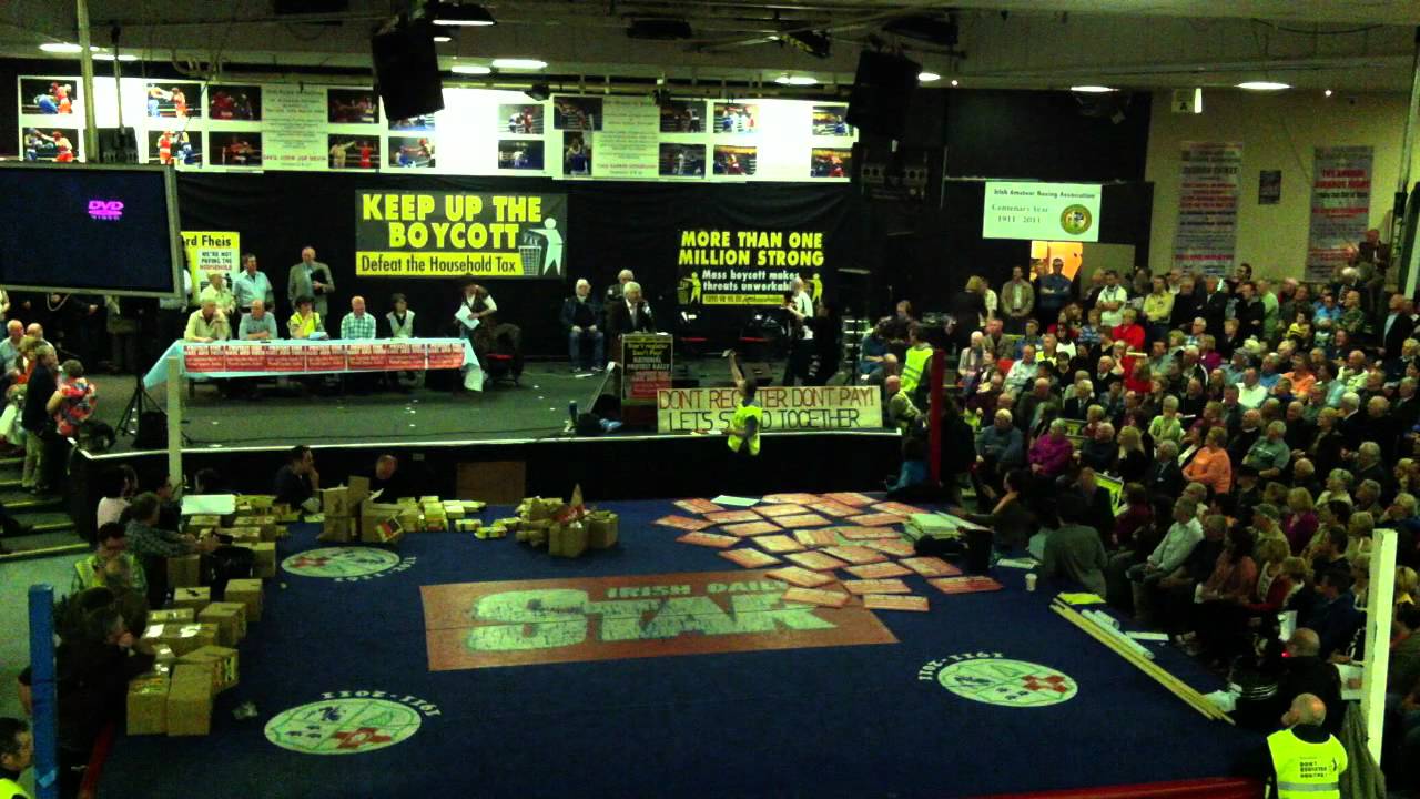 Awesome speech by Joe Higgins TD at National Stadium rally. - YouTube