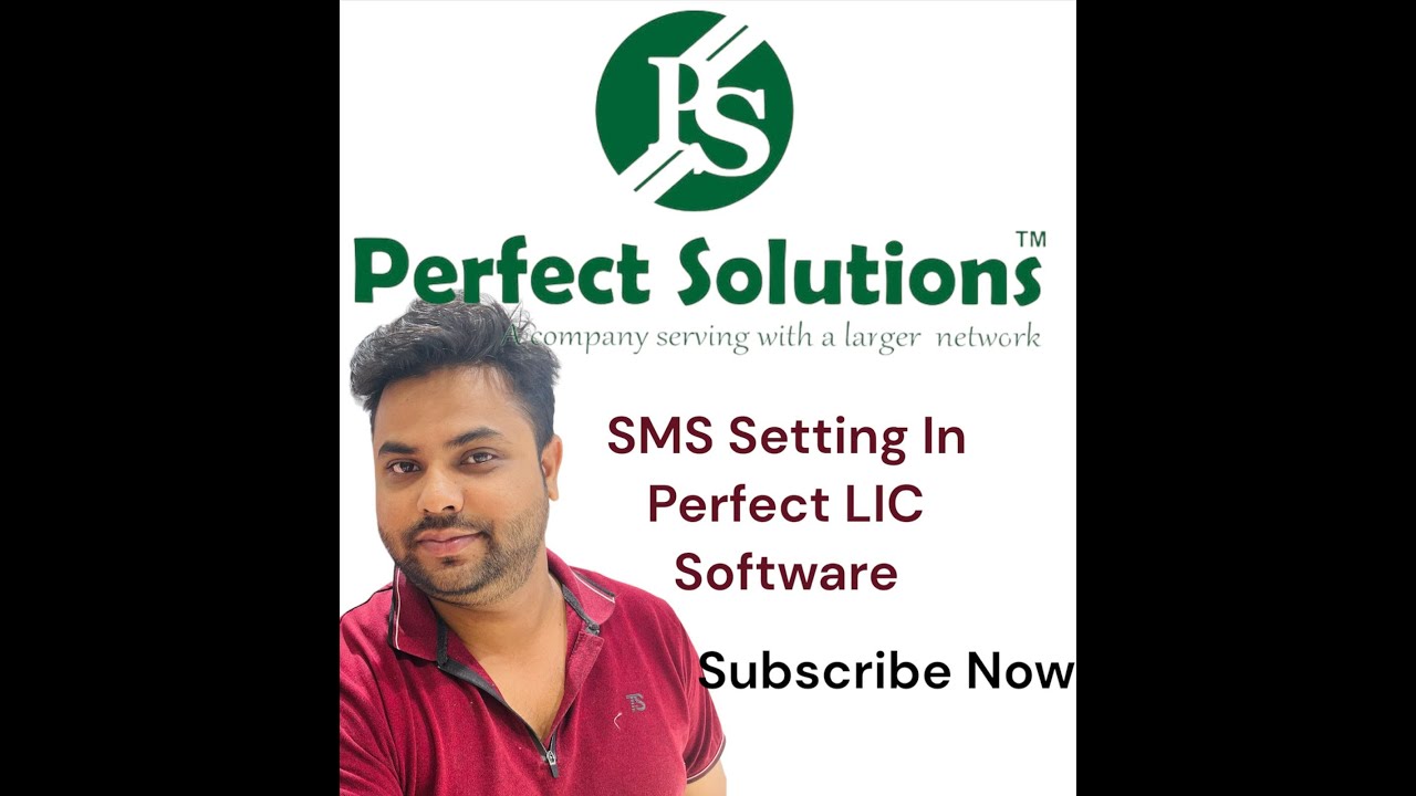 Perfect Agent Plus SMS Update | SMS Setting | LIC Software | - YouTube