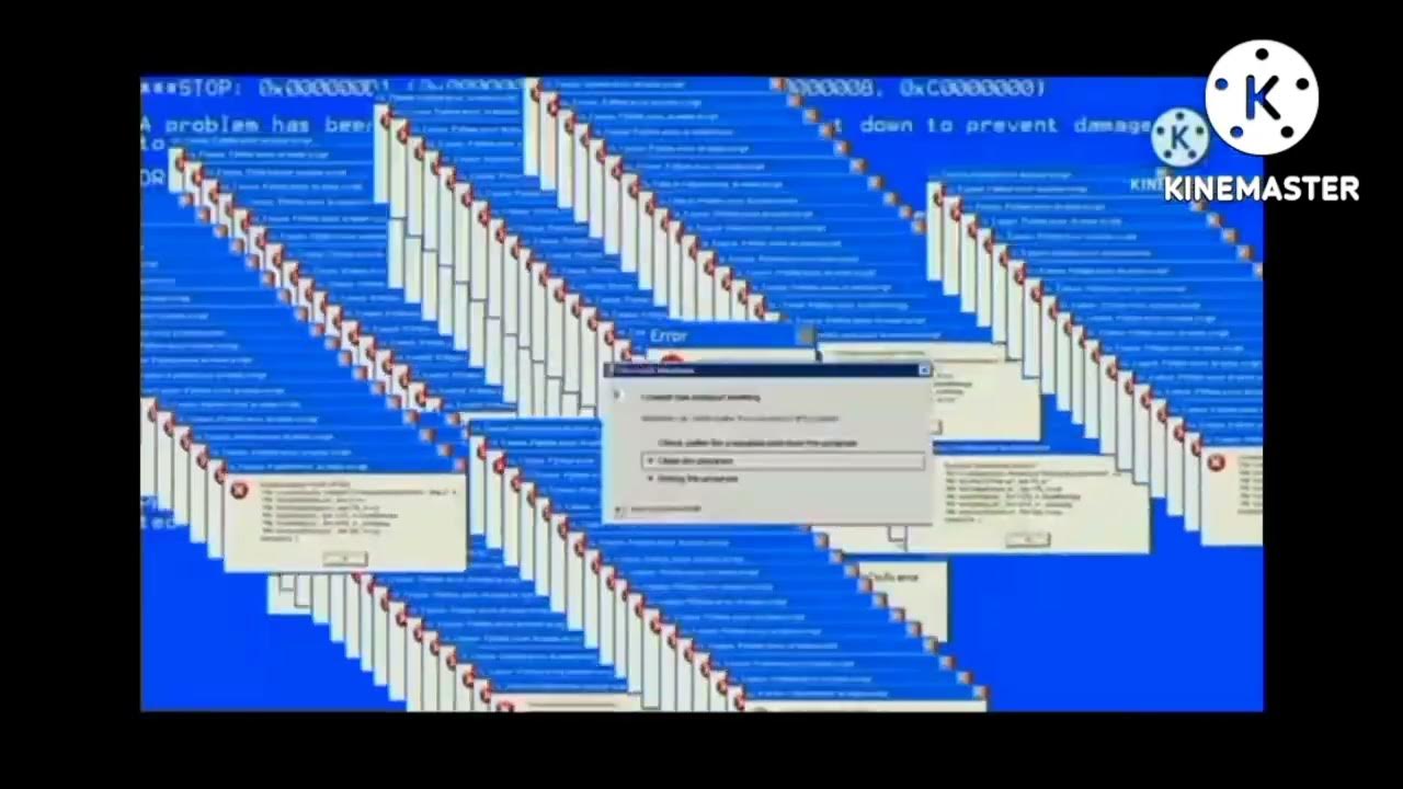 ALL WINDOWS ERROR PLAYED AT ONCE (green screen/Free Use!) - YouTube