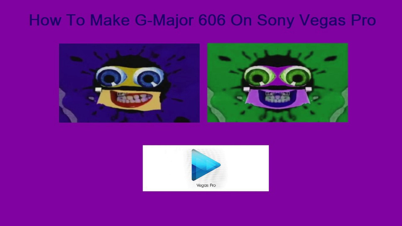 How To Make G-Major 606 On Sony Vegas Pro - YouTube