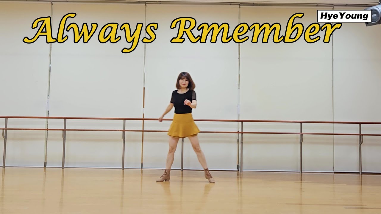 Always Remember Line dance (Beginner) - YouTube