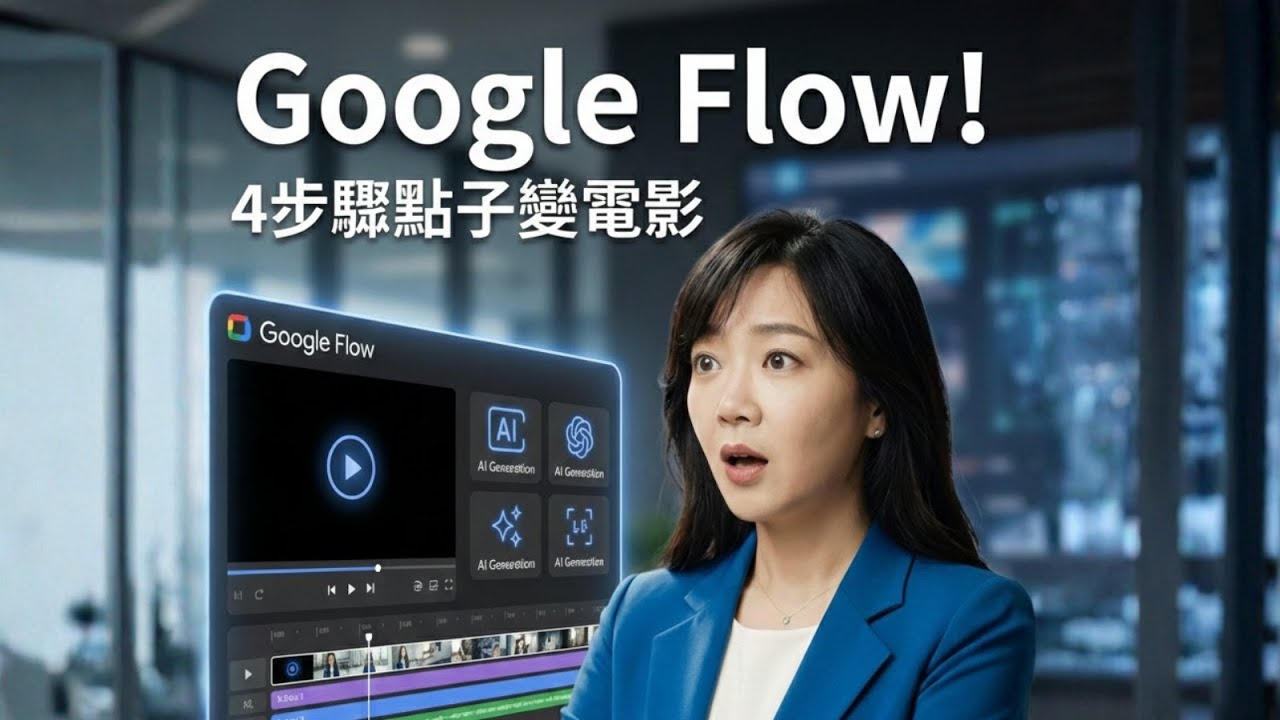比 Sora 更實用？Google Flow AI 教學：從圖片到影片剪輯，每天免費送 50 點！ - YouTube