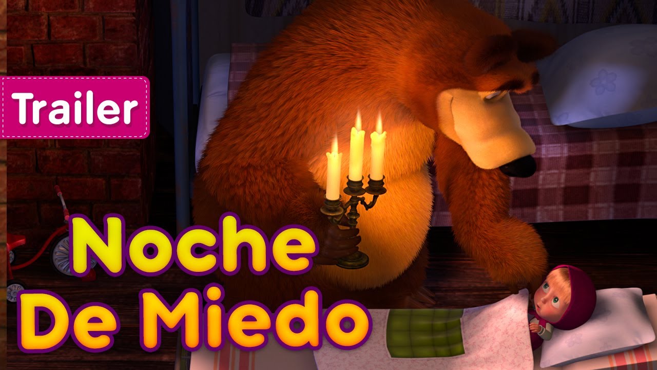 Masha y el Oso Castellano 💥Noche De Miedo 🌚🌕 (Trailer) 🐻👧 Masha and the ...