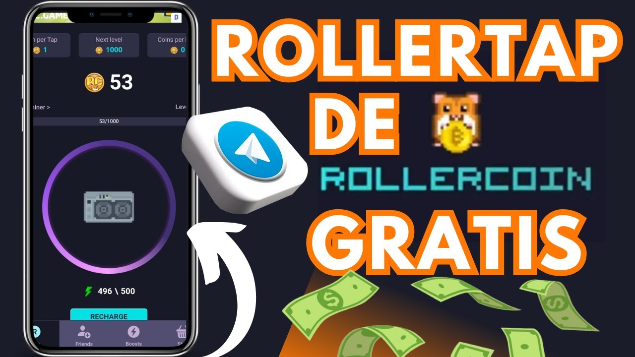 ROLLERTAP nuevo BOT de ROLLERCOIN en TELEGRAM - YouTube