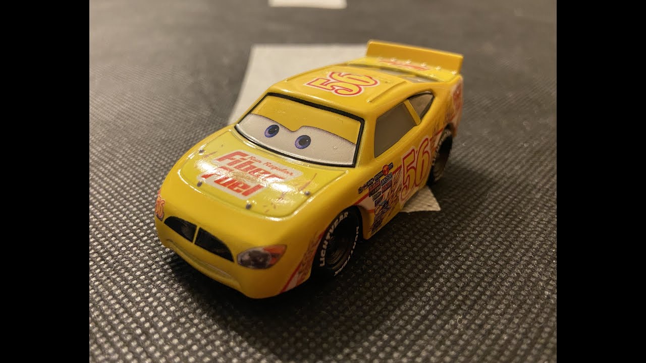 DISNEY PIXAR CARS BRUSH CURBER FIBER FUEL #56 (THAILAND VARIANT) - YouTube