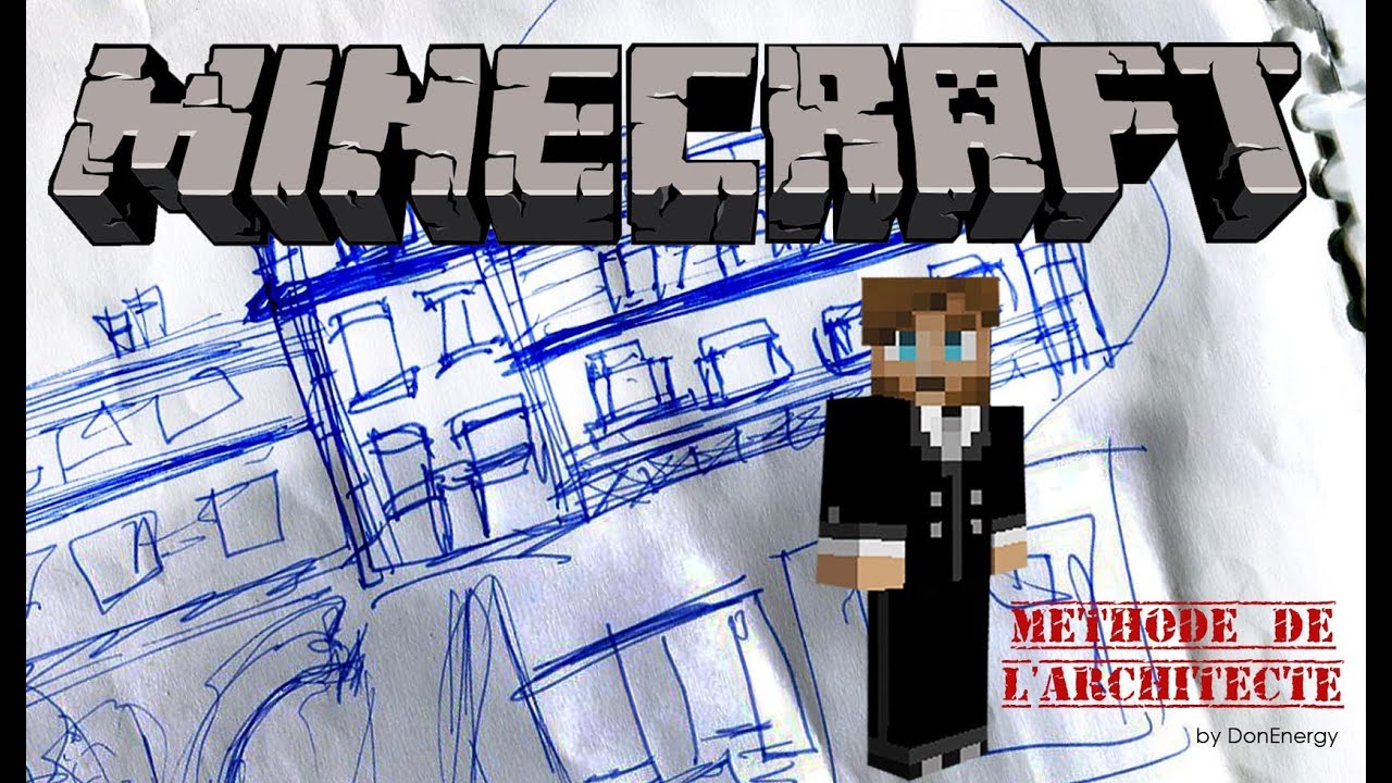 Minecraft tuto McEdit - Méthode de l'archi 01,Faire un manoir - YouTube
