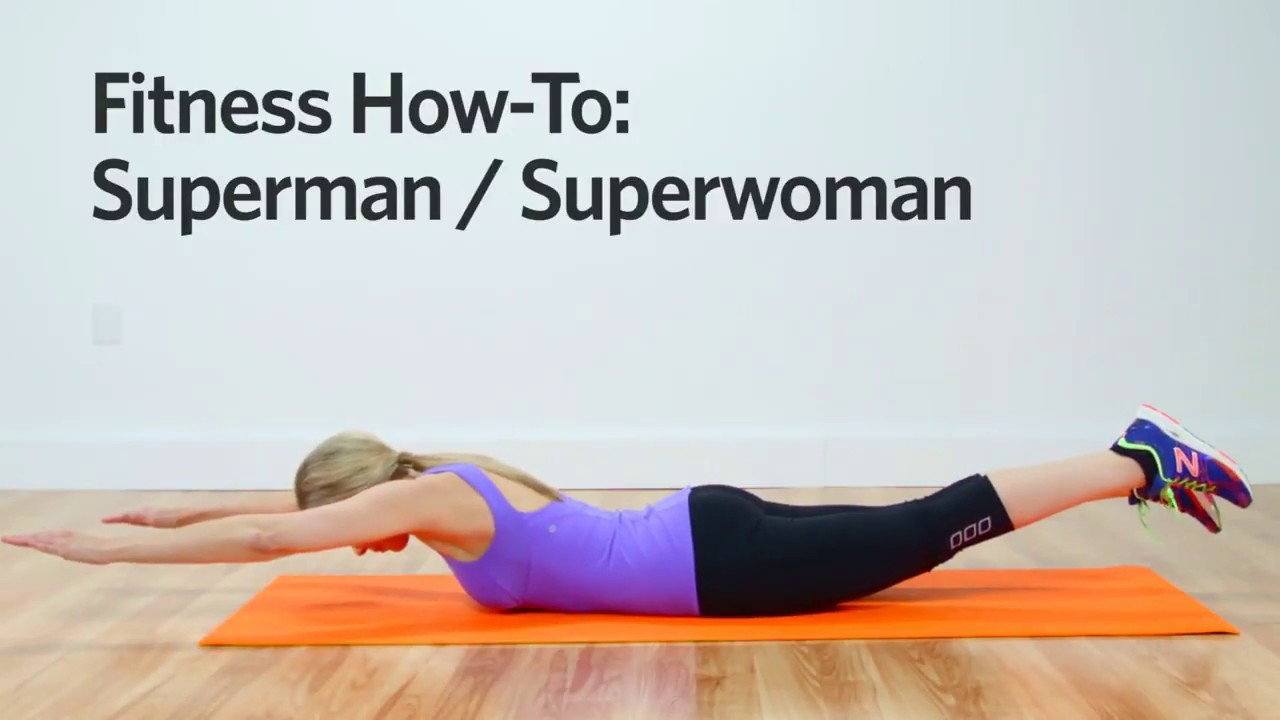 Superman workout exercises - YouTube