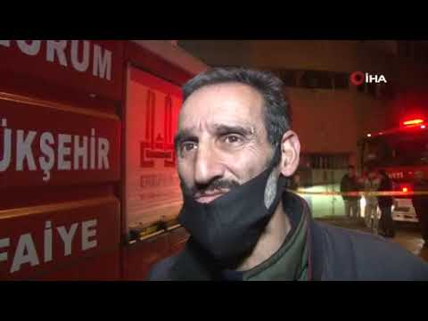 Alevler 2 katlı metruk binayı kül etti!