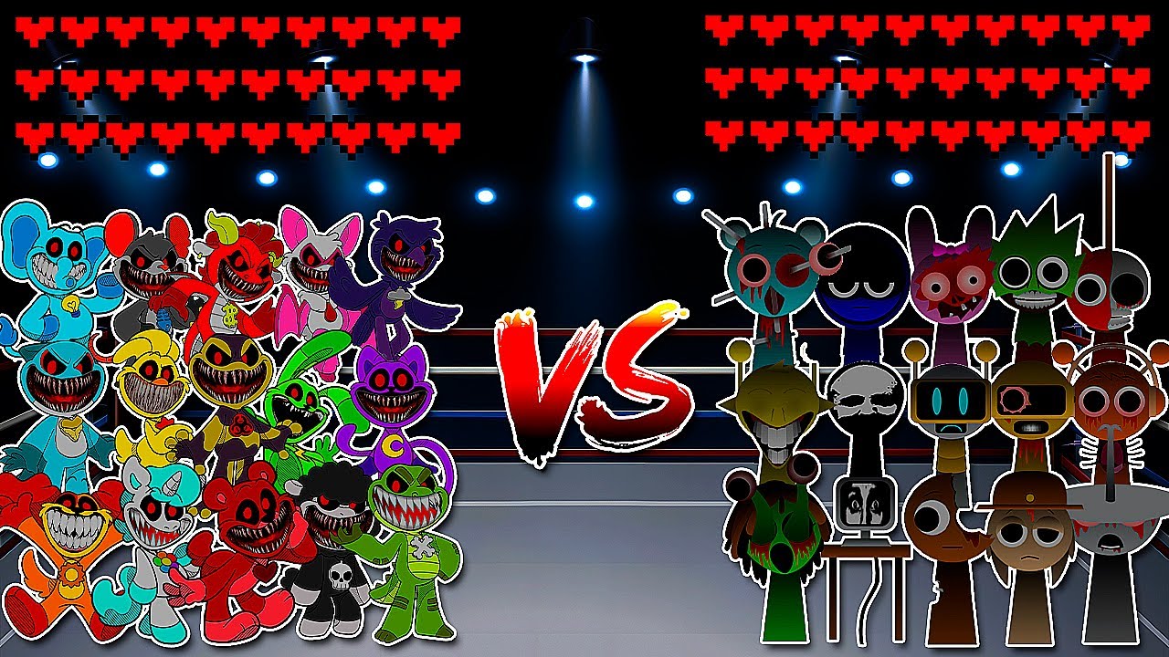15 Evil Poppy Playtime Evil Characters vs 15 Horror Sprunki Team! Meme ...