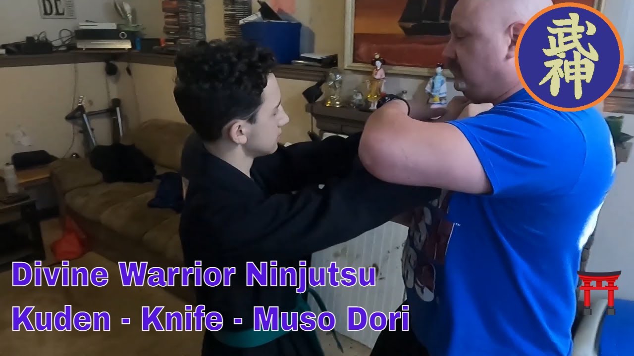 Kuden - Knife - Muso Dori - Ninjutsu - 1st Dan - 203 - YouTube