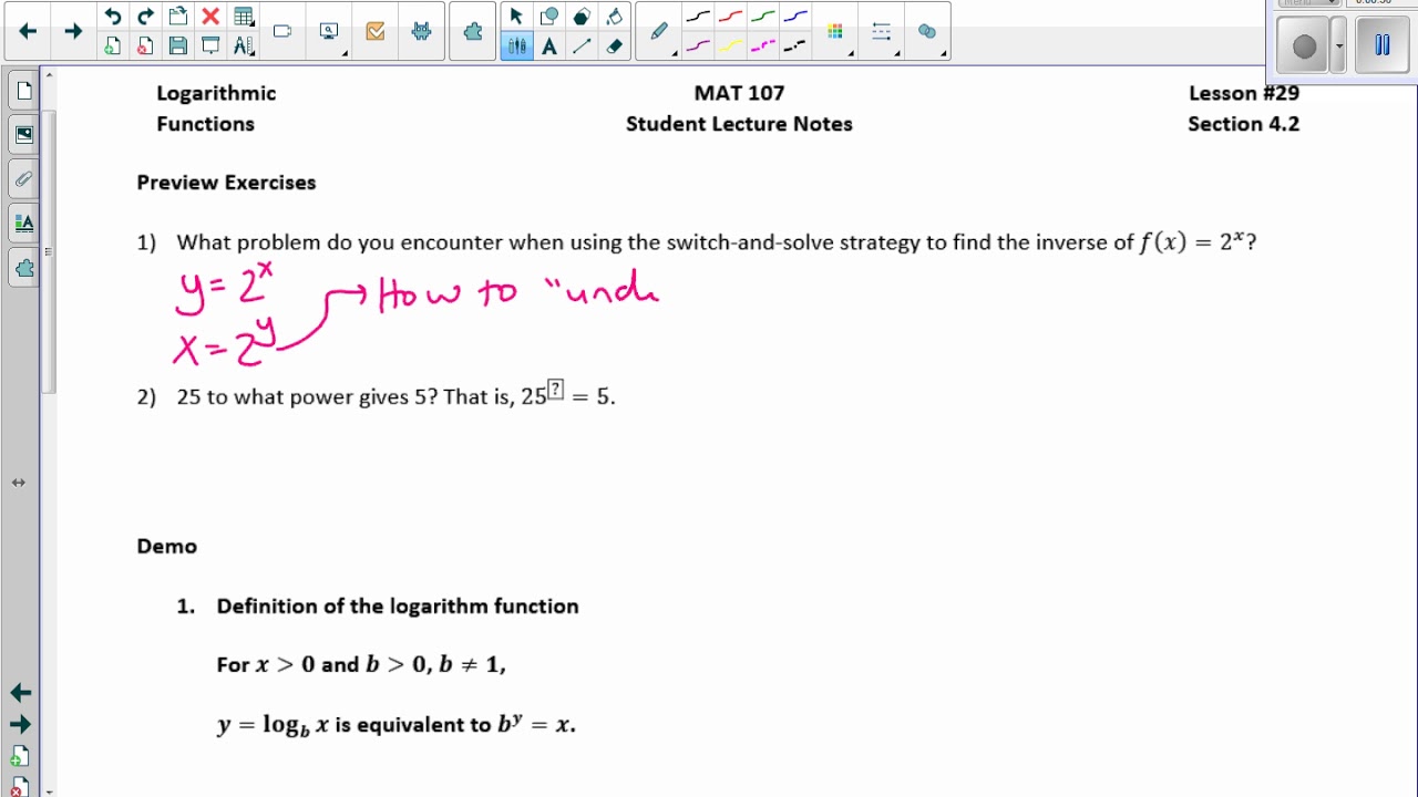 Lesson 29 Preview Exercises - YouTube
