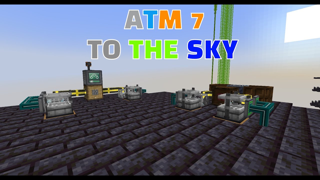 ORGANIZANDO E EXPANDINDO A BASE!! - Minecraft ATM 7 TO THE SKY #014 (1. ...