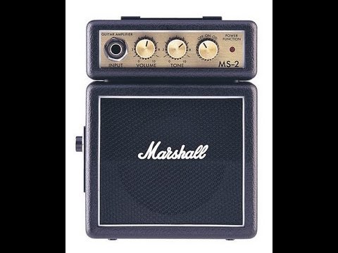 MS2 Marshall mini practice amp review - YouTube