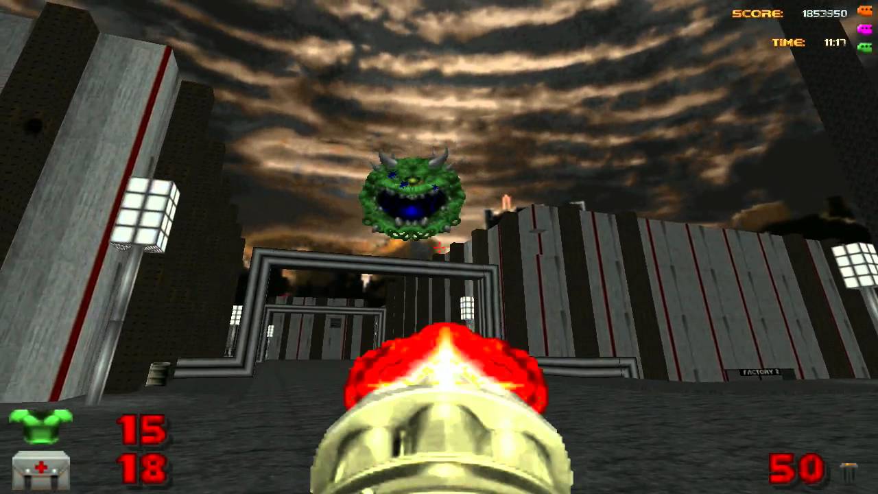 Let's RePlay Super Sonic Doom (Doom Mod) 11: Industrial - YouTube