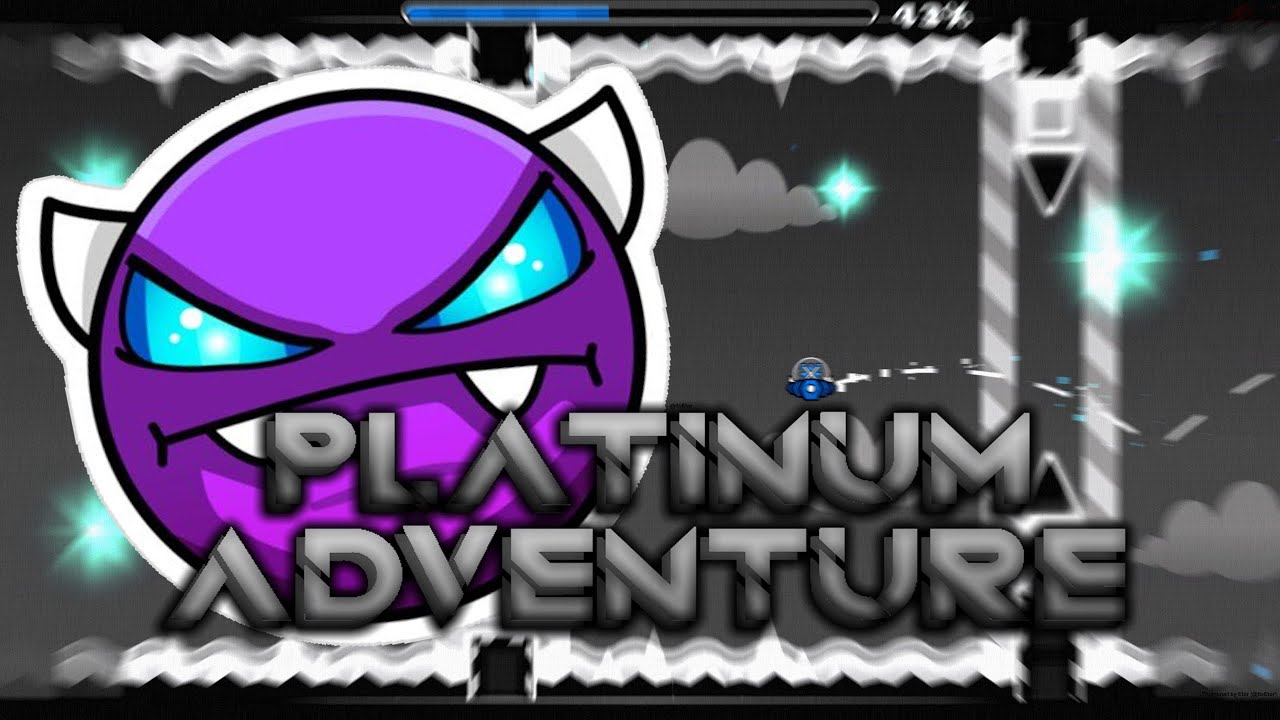 ''Platinum Adventure'' 100% (Demon) by Jerry4 [3 Coins] | Geometry Dash ...